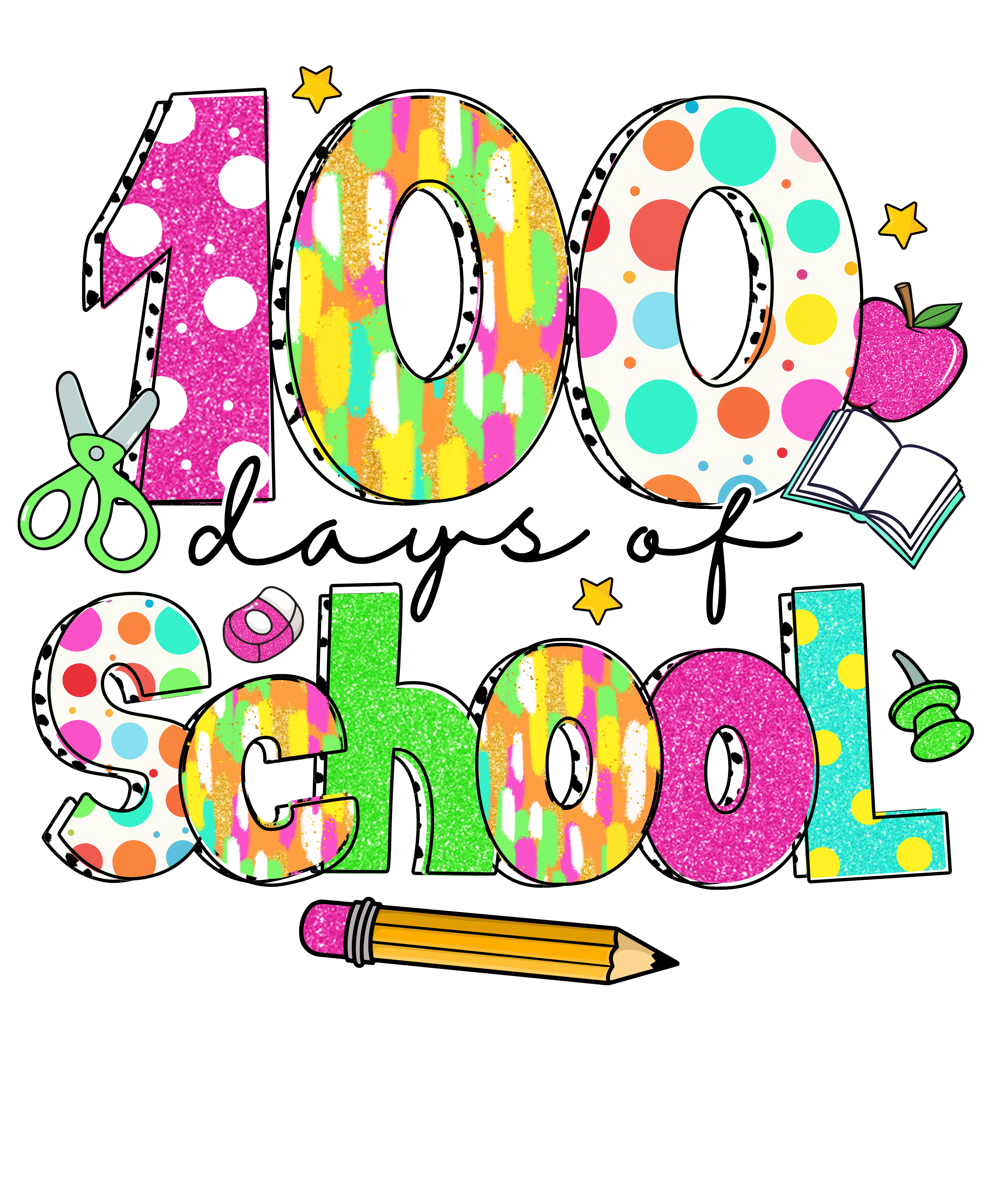 100 Days of School – ddanddesigns